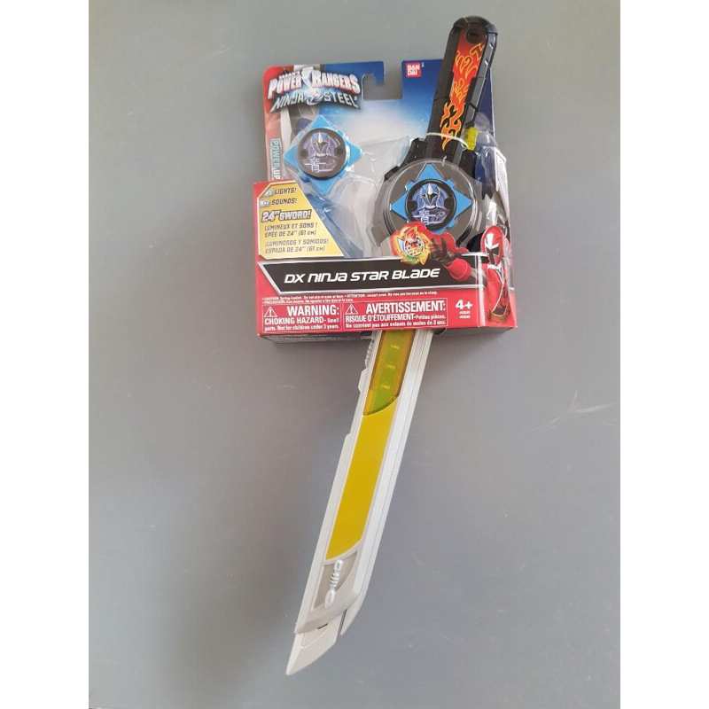 Jual Dx Power Rangers Ninja Steel Sentai Ninninger Blue Sword USA ...