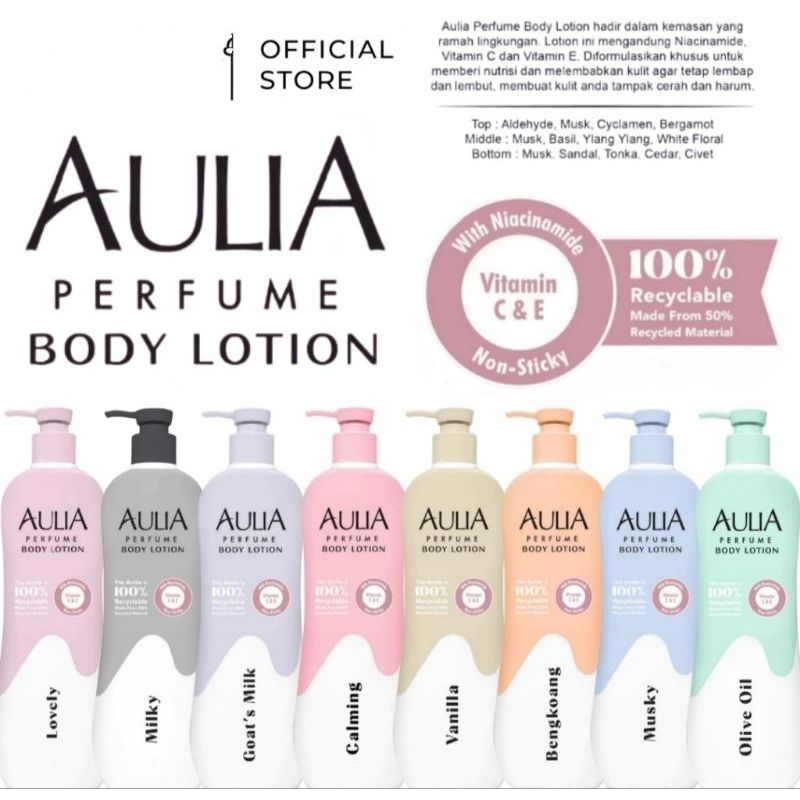 Jual Aulia Parfume Body Lotion 600ml | Shopee Indonesia