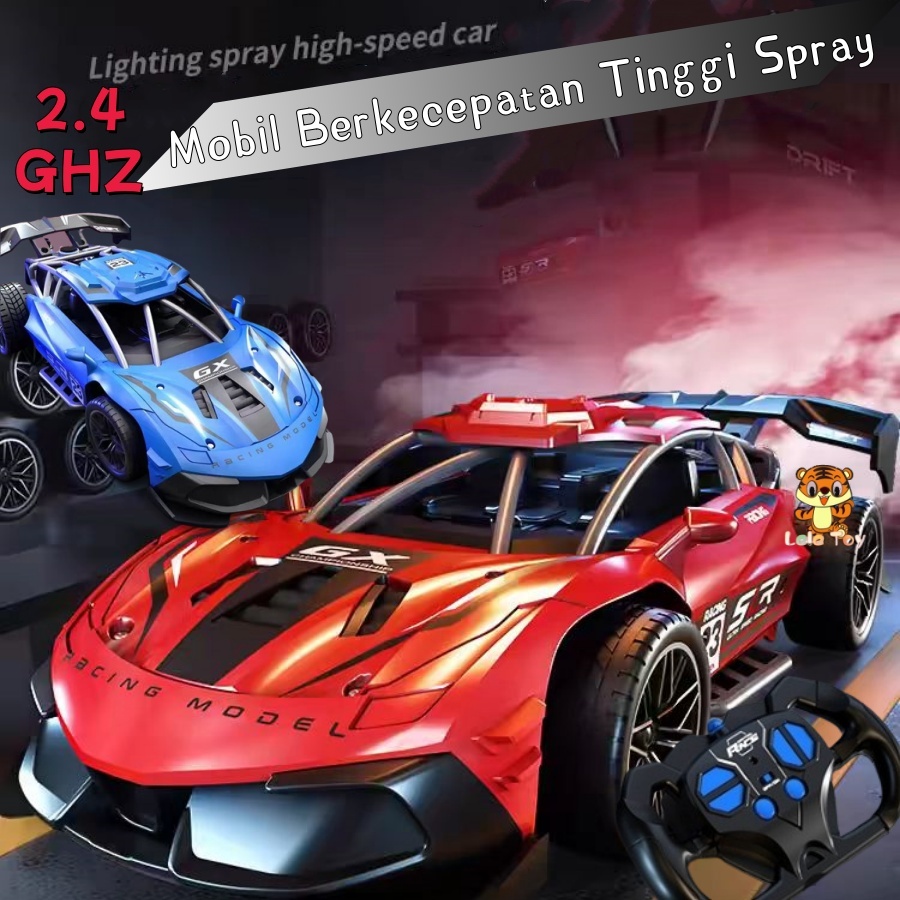 Jual Lele Toys F1 Balap 1:18 Rc Drift rc spray 2.4G mobil remote ...