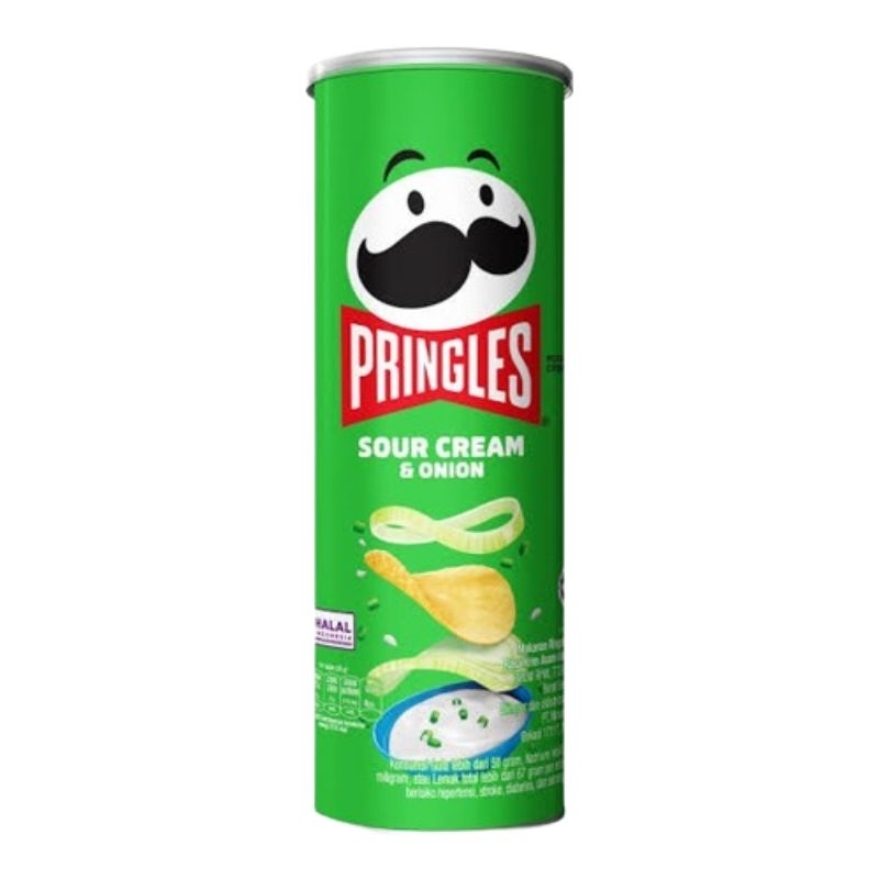 Jual Pringles Sour Cream & Onion / Keripik Kentang Rasa Krim Asam ...