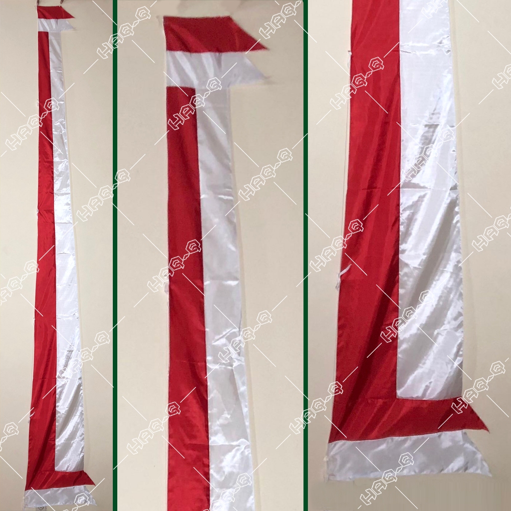 Jual Bendera Umbul-Umbul Layur Polos Merah Putih (panjang ukuran 4 meter tipe layur umbul umbul ...