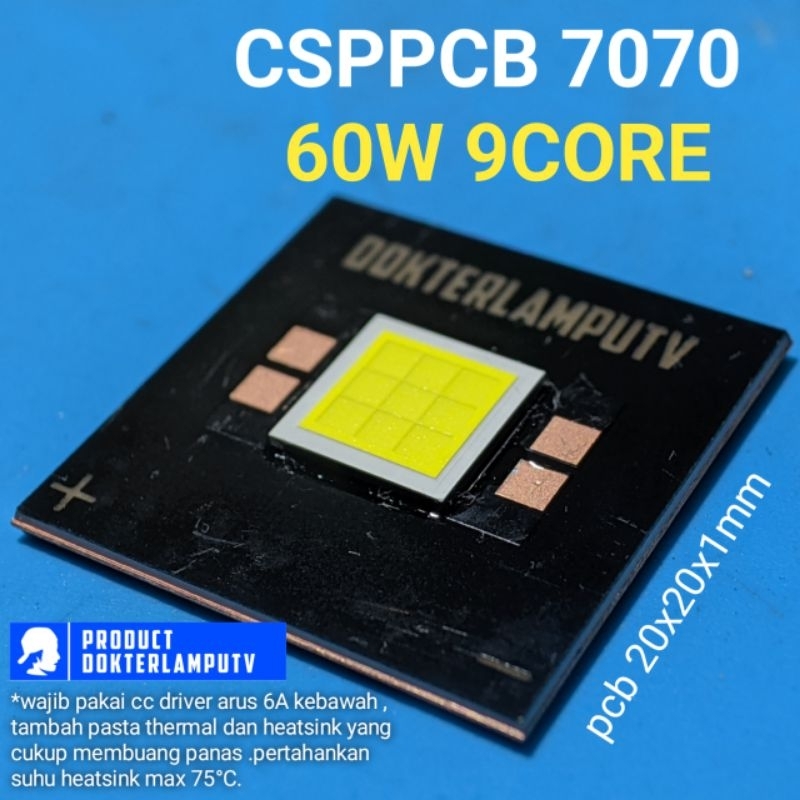 Jual LED CSP MCP + PCB 60W 7070 CHIP Putih UNTUK BiLED LED Laser Projie ...