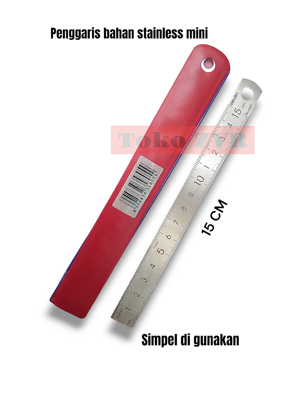 Jual Penggaris besi stainless mini perlengkapan kantor busur derajat ...