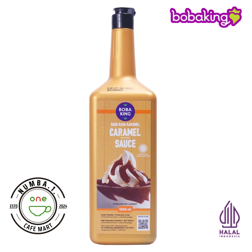 Jual 1Lt Bobaking Caramel Sauce (saus karamel) | Shopee Indonesia