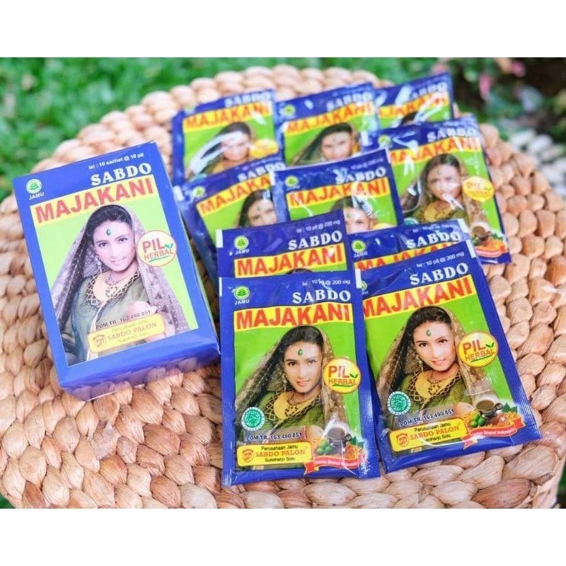 Jual Jamu Pil Majakani Untuk Mengurangi Keputihan (1 Box Isi 10 Sachet ...