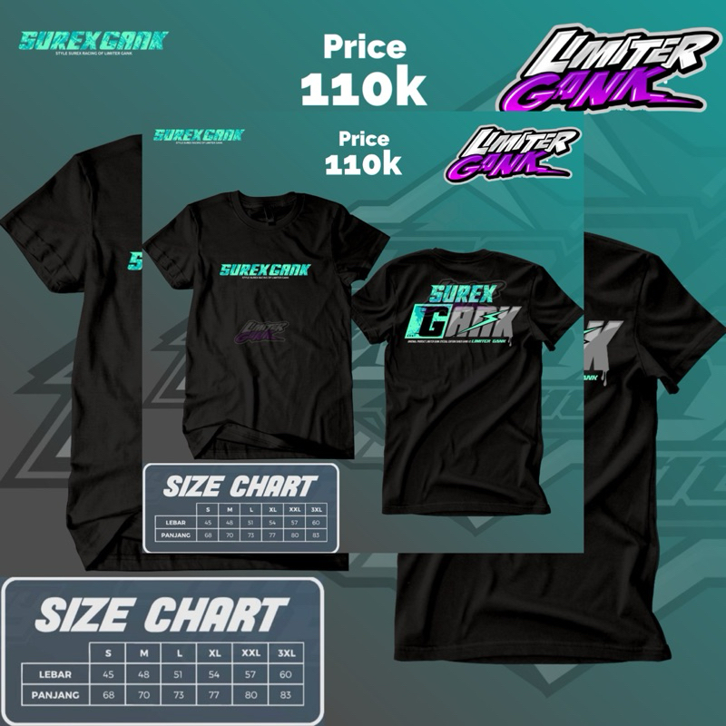 Jual Kaos Surex Gank V2 By Limiter Gank | Shopee Indonesia