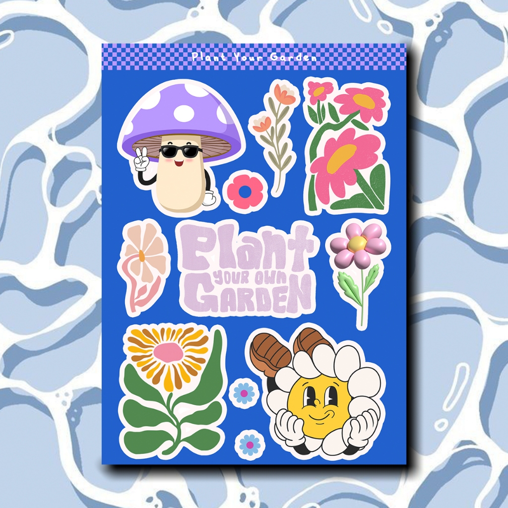 Jual PLANT GARDEN STICKER PACKS | Sticker Garden | Sticker Aesthetic ...