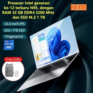 Jual Laptop Terbaru untuk Gaming dan Pekerjaan Rumahan 15,6 Inci, dengan Prosesor Intel Generasi ...