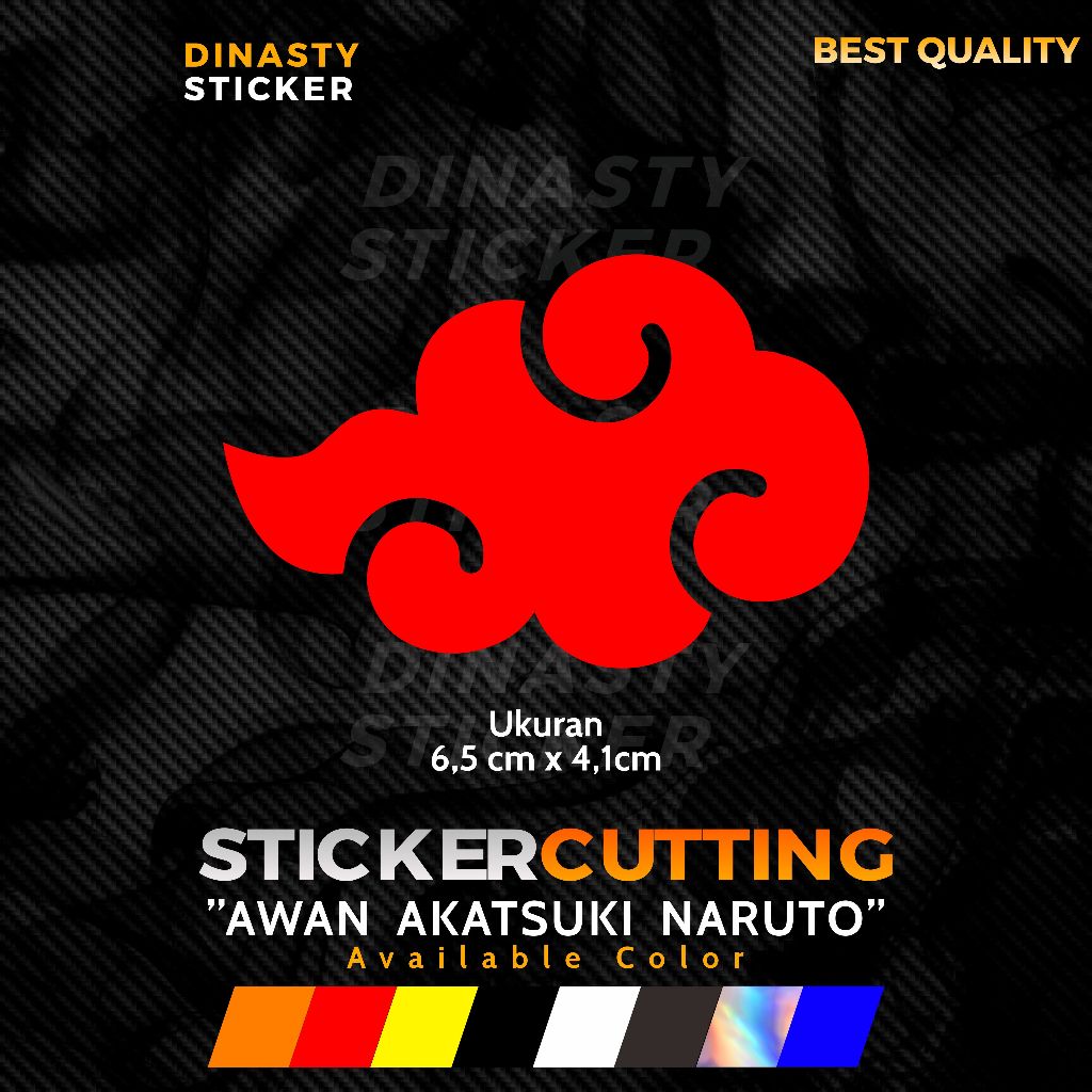 Jual STICKER STIKER CUTTING AWAN AKATSUKI NARUTO | Shopee Indonesia