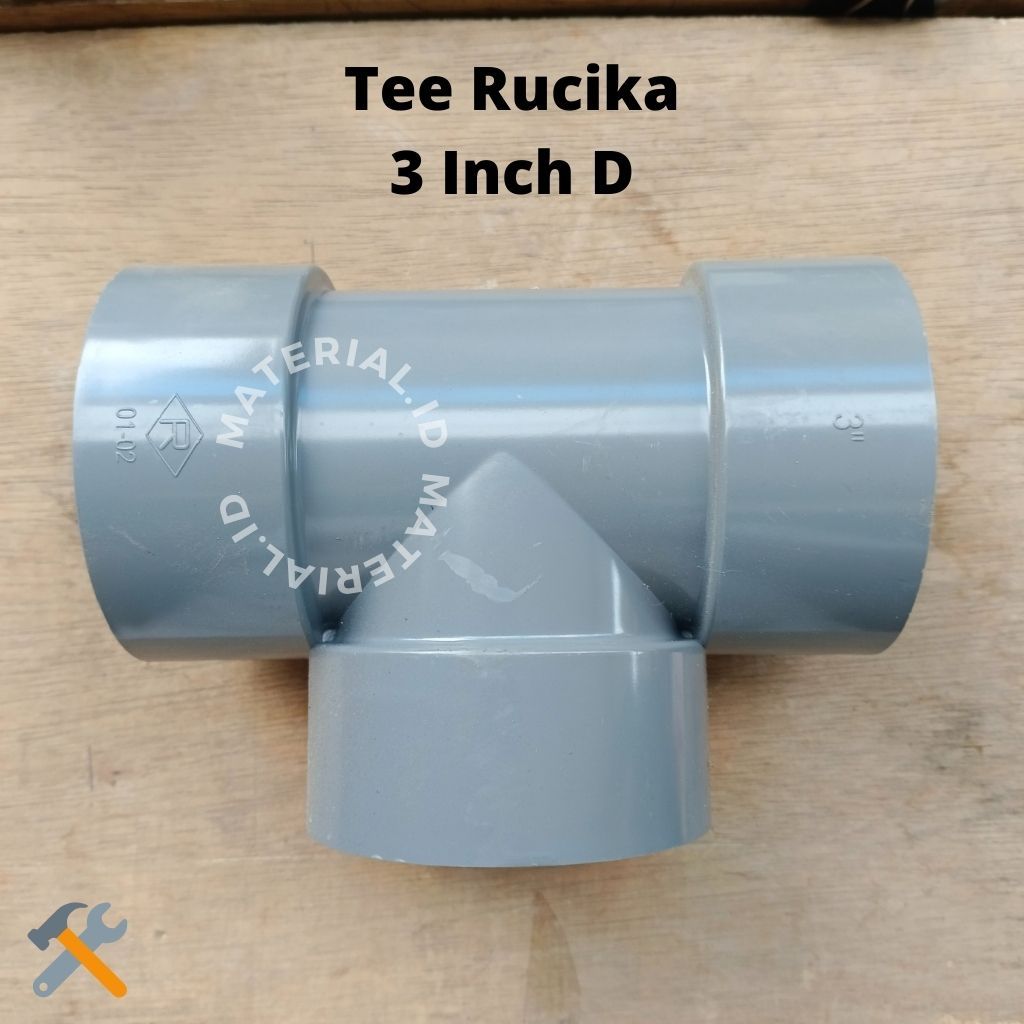 Jual Tee 3" inch D / T 3 in D RUCIKA Sambungan Pipa Fitting Keni Sok ...