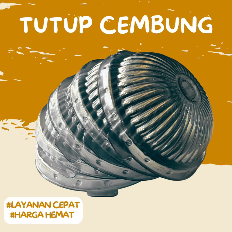 Jual Tutup Cembung Pop Ice Tutup Lid Gelas Cup Plastik 10oz 12oz 14oz ...