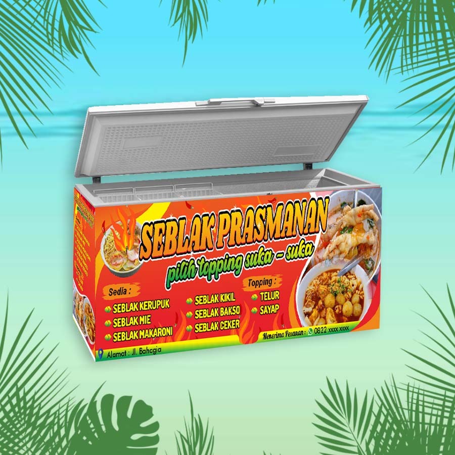 Jual Stiker Freezer Seblak prasmanan B | Shopee Indonesia