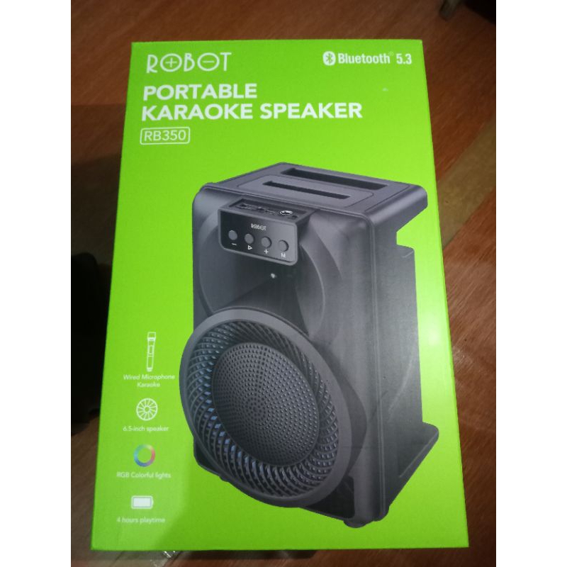 Jual Spiker BT Robot portabel Karoke RB350 plus miq | Shopee Indonesia