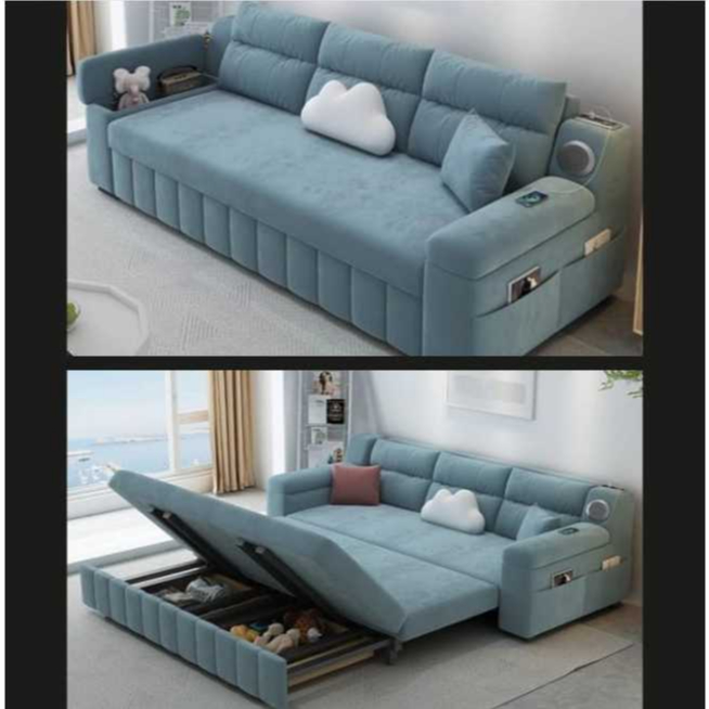 Jual BS2 SOFA BED AURIGAE LACI+CHARGER LIPAT MODERN PREMIUM GRADE ...
