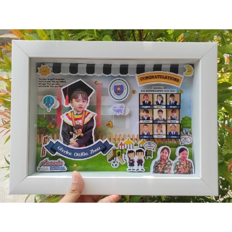 Jual Scrapframe Scrapbook 3D Kado Perpisahan anak SD TK hadiah guru ...