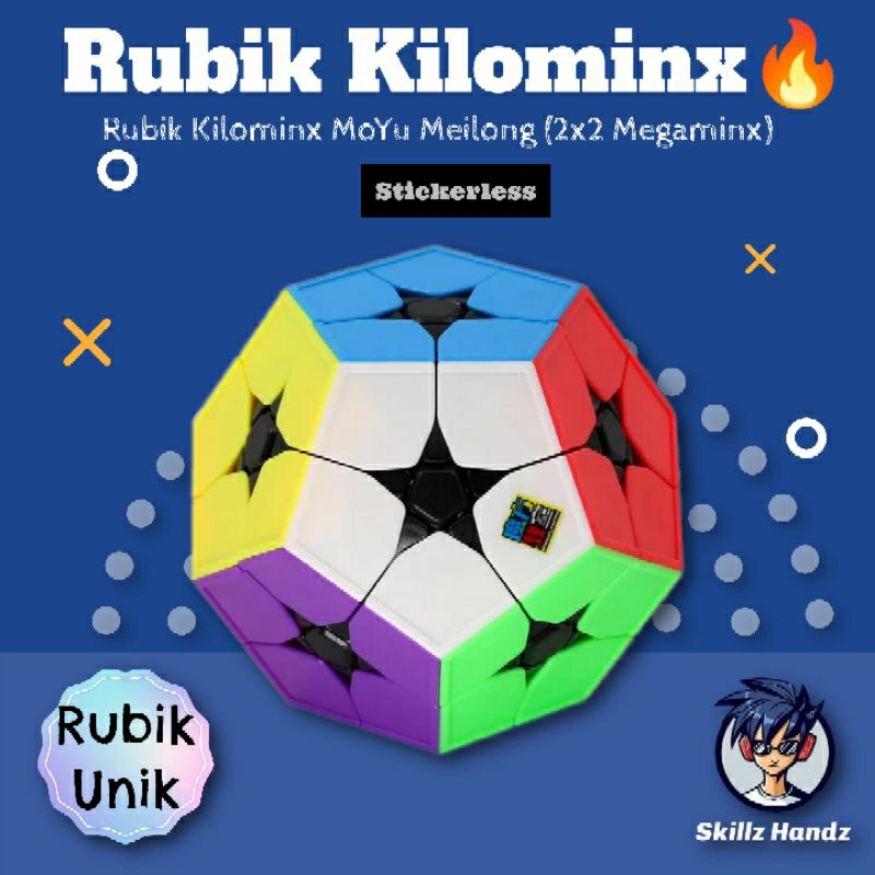 Jual Rubik Kilominx MoYu Meilong 2x2 Megaminx (Stickerless) Rubik Unik ...