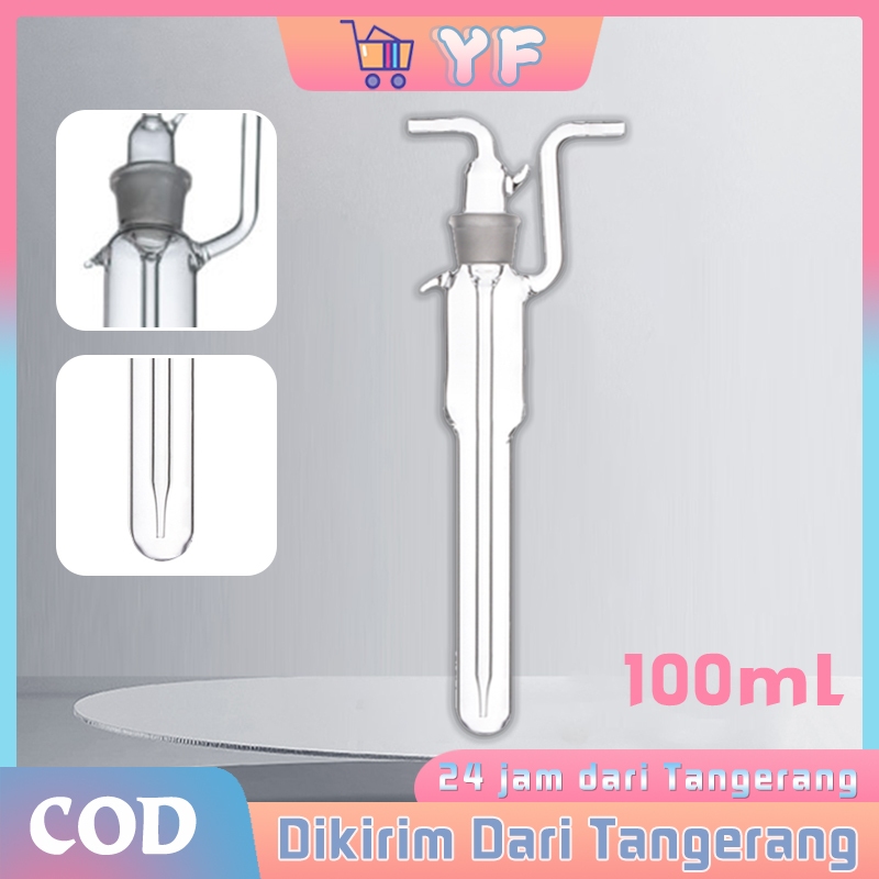 Jual Gas Washing Bottle Laboratorium 100ml Pyrex | Shopee Indonesia