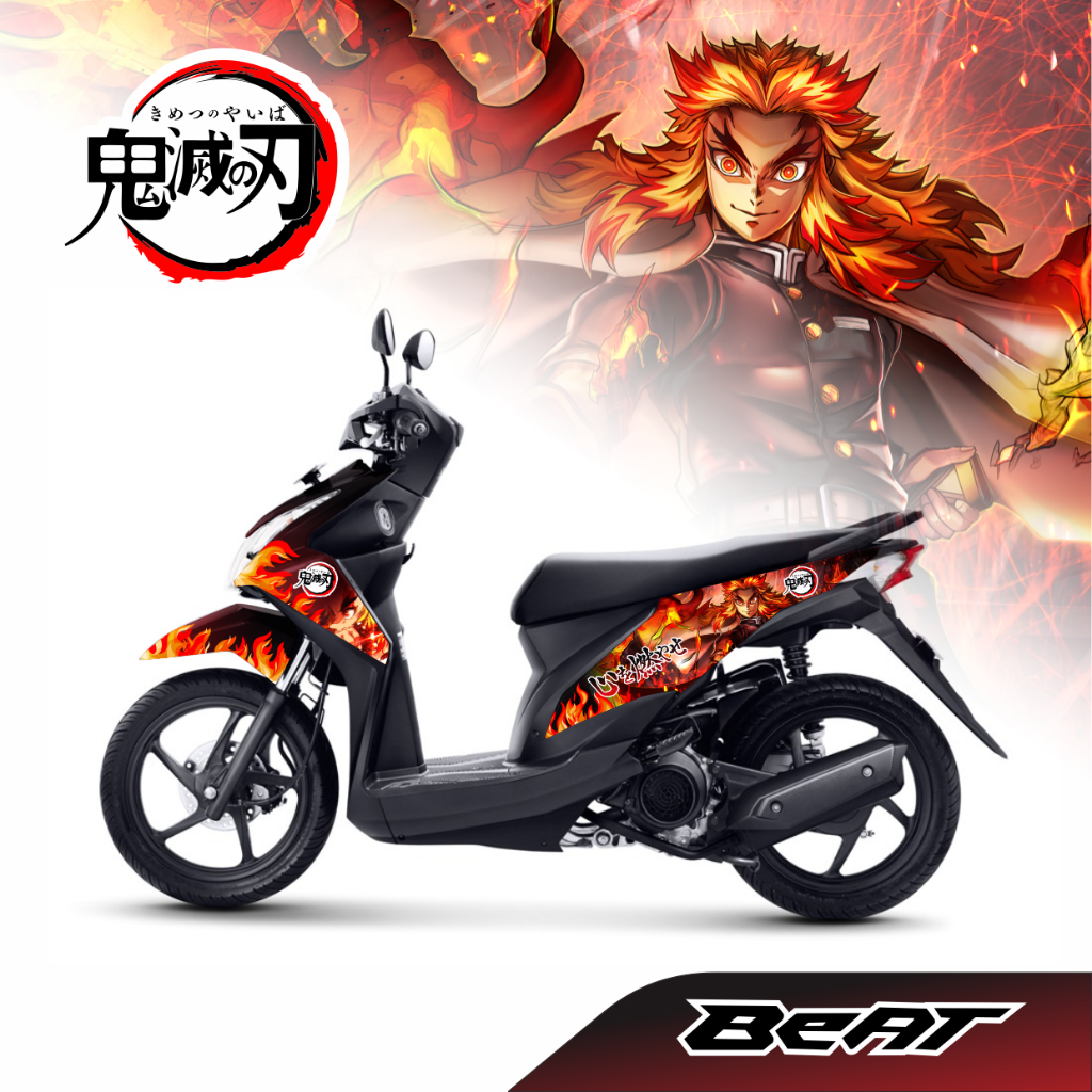 Jual DECAL STICKER BEAT FI - STIKER FULL BODY - DEMON SLAYER RENGOKU ...