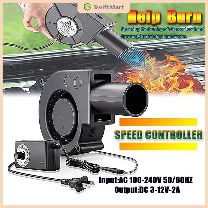 Jual 【Ready】Blower Mini BBQ Kipas 1 Set Blower Ac Turbocharger Portable ...
