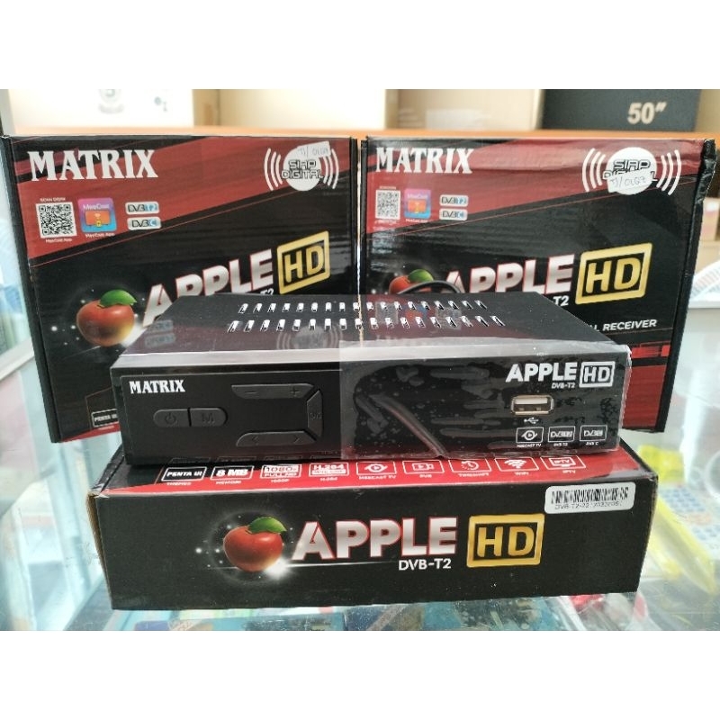 Jual MATRIX SET TOP BOX (STB) APPLE HD DVB-T2 | Shopee Indonesia