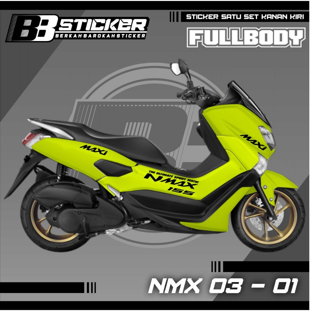 Jual Decal Sticker Yamaha NMAX 155 Old BISA HOLOGRAM Fullbody 2015-2019 ...