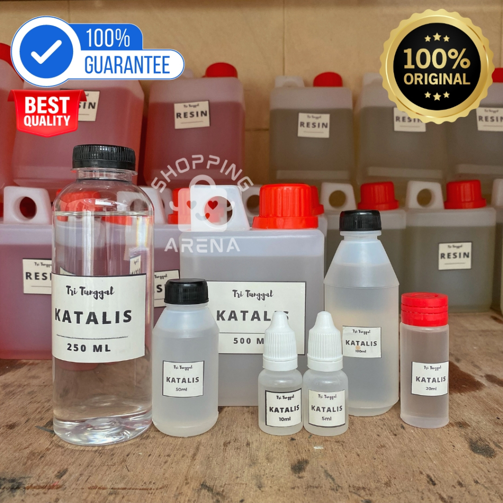 Jual Katalis 10ml 20ml Catalis fiber Acrylic DIY Bening Botol Bottle ...