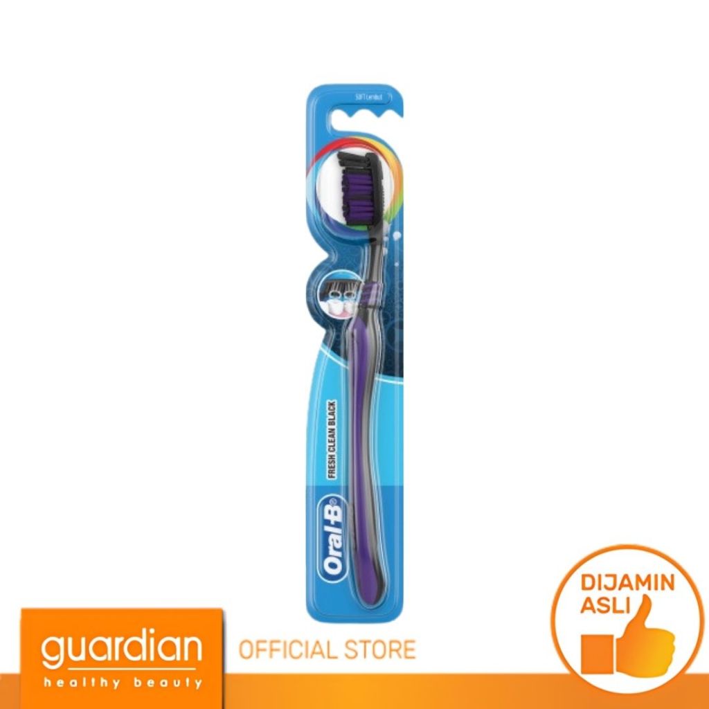 Jual ORAL-B Tooth Brush Fresh Clean Black Soft 1S | Shopee Indonesia