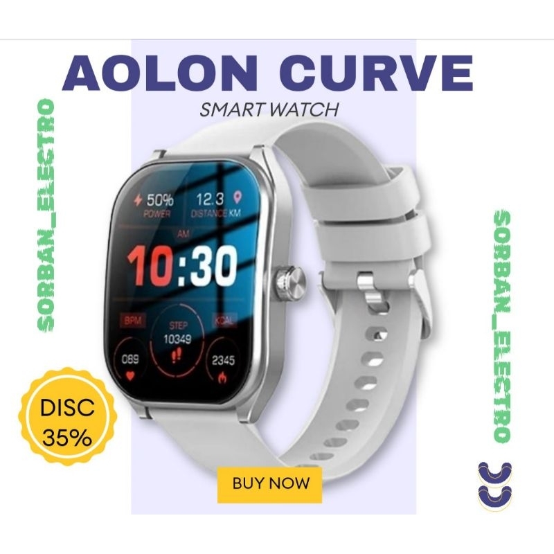 Jual Aolon Curve || Jam Tangan Pria Wanita Universal || Smart Watch ...