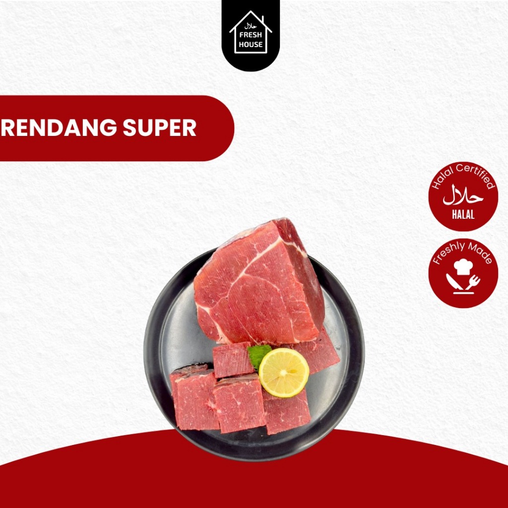 Jual DAGING SAPI / RENDANG SUPER / BEEF FROZEN 500GR | Shopee Indonesia