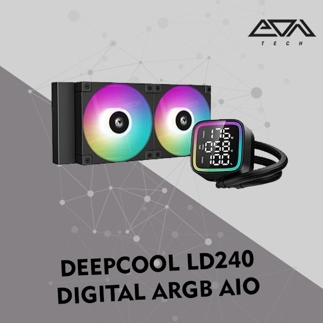 Jual Deepcool LD240 ARGB 240mm AIO CPU Cooler (DIGITAL DISPLAY ...