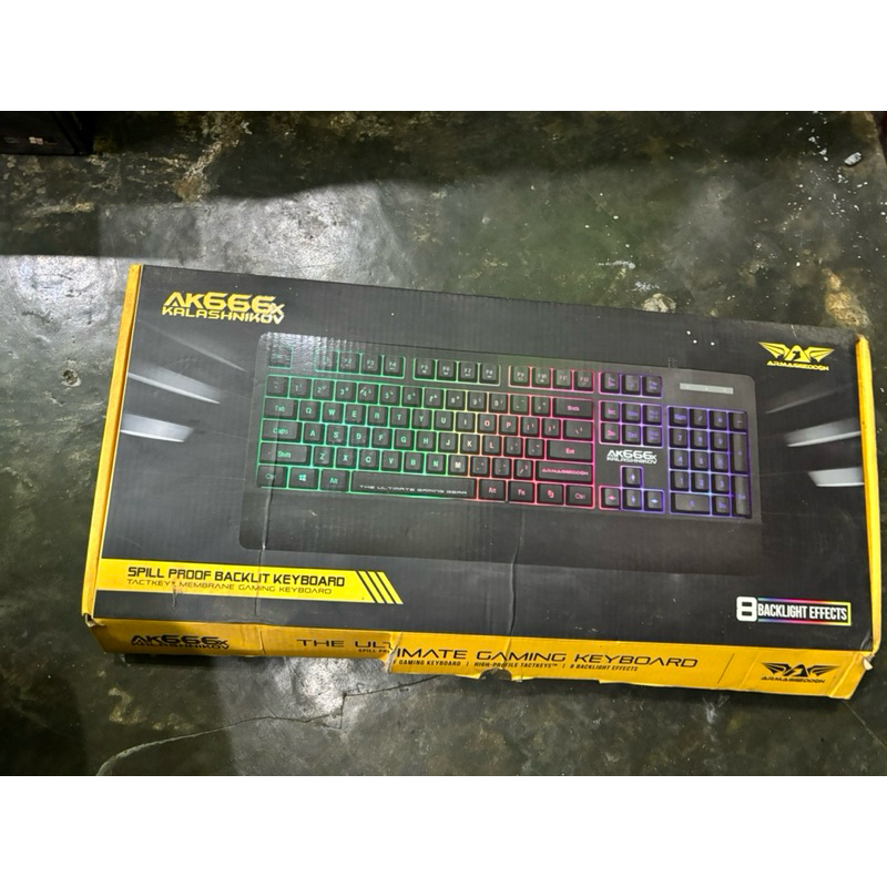 Jual Keyboard Gaming Armaggeddon AK 666x SECOND | Shopee Indonesia