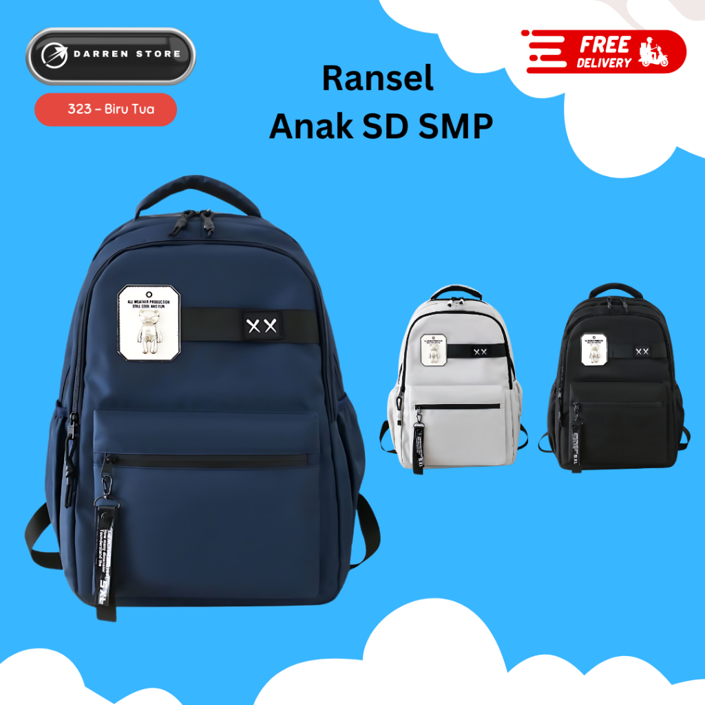 Jual Tas Ransel Sekolah Anak Cowok 323 SD SMP Remaja Terbaru Laki Laki | Shopee Indonesia