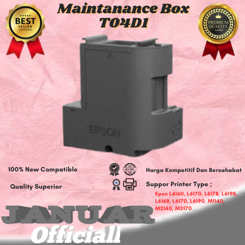 Jual Maintenance Box Compatible Epson T04D1 Ink Pad For L4150 L4160 ...