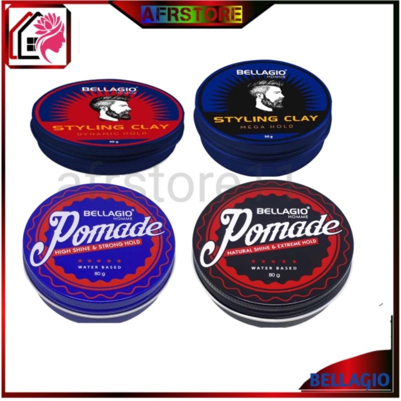 Jual GeL Rambut Pria Bellagio Pomade 80/90gr | Shopee Indonesia
