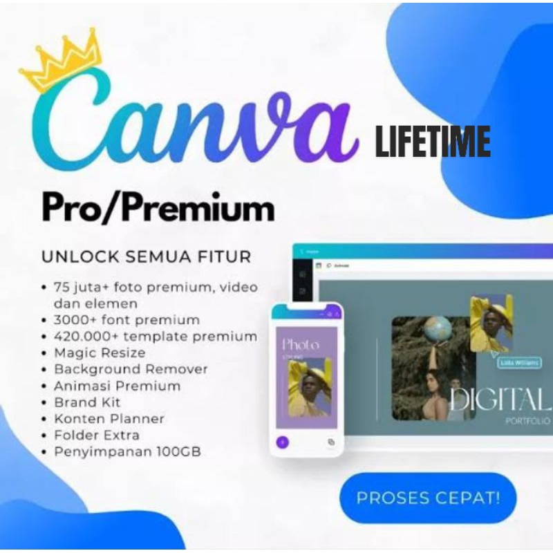 Jual Aplikasi CANVA PRO Lifetime Murah | Shopee Indonesia