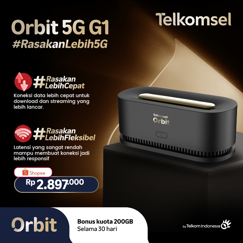 Jual MODEM 5G CPE TELKOMSEL ORBIT 5G G1 HKM-881 HIGH SPEED FREE KUOTA ...