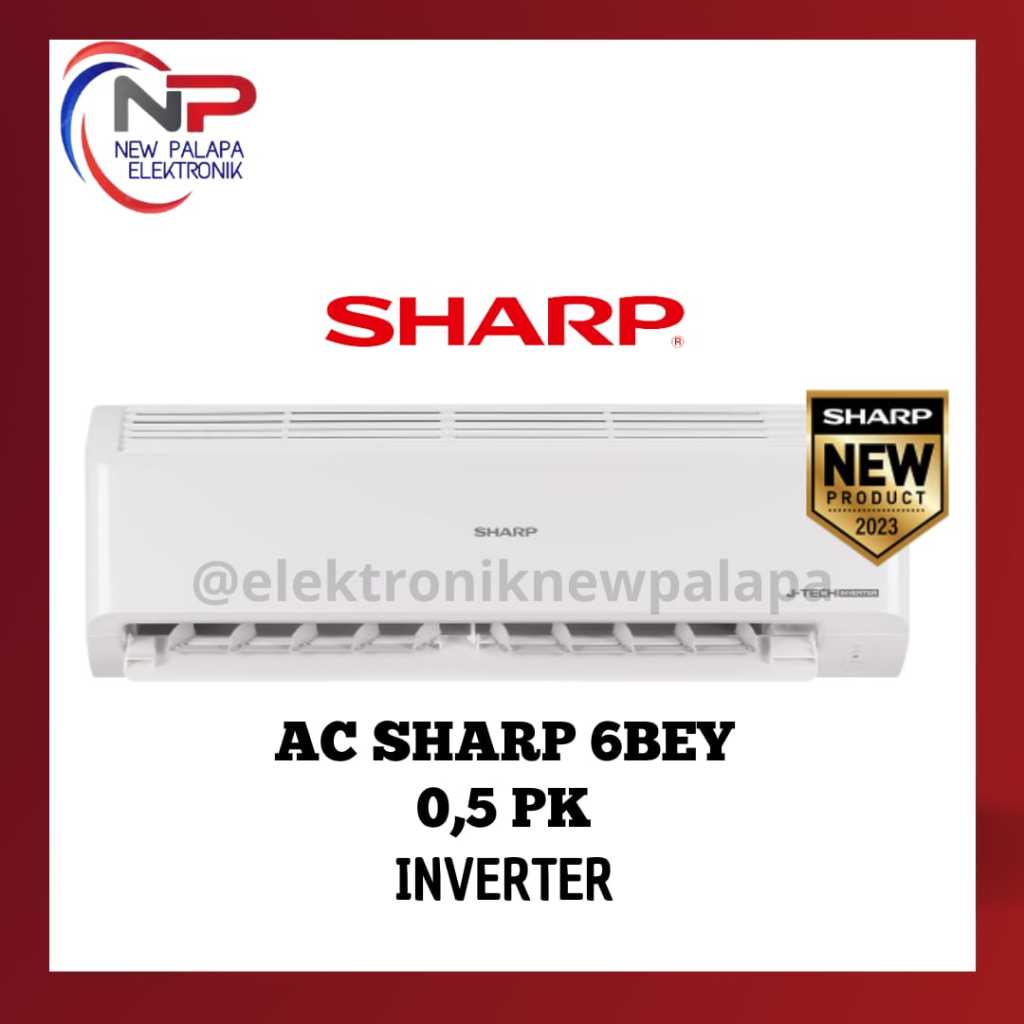 Jual AC SHARP inverter series AH-6BEY - SHARP air conditioner 0.5pk ...