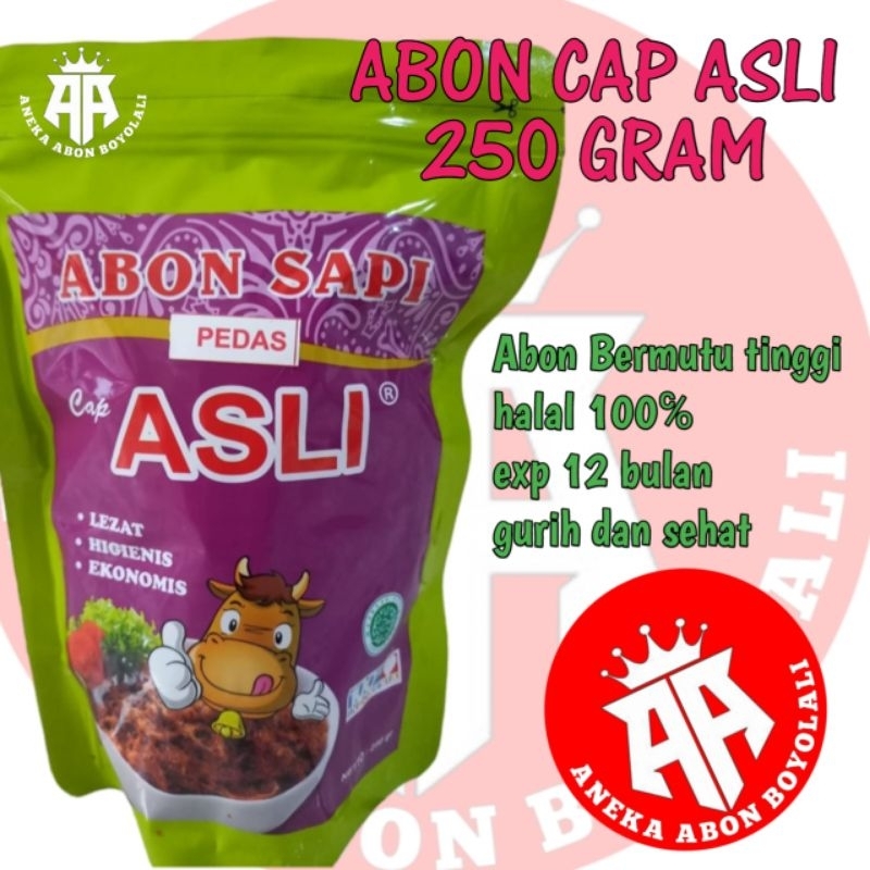 Jual Abon Sapi Cap ASLI 250 Gram | Shopee Indonesia