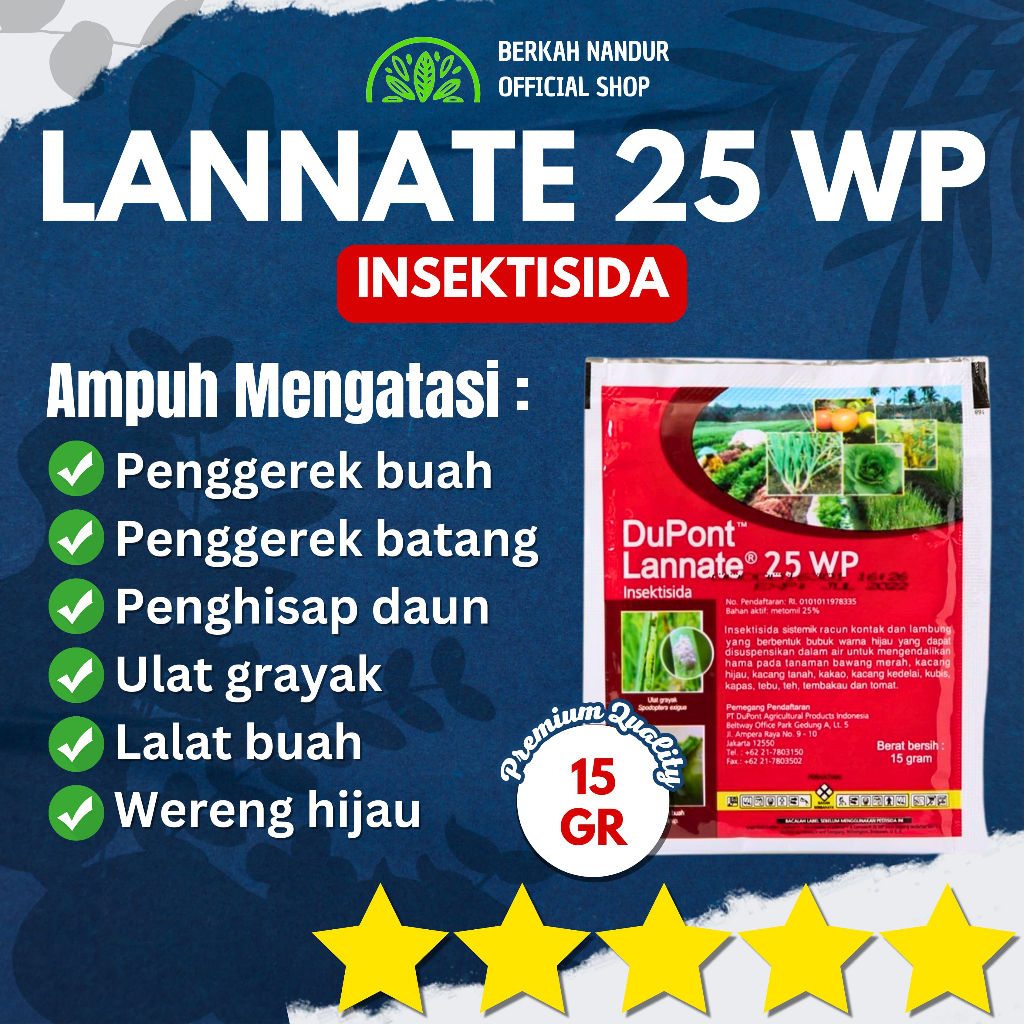 Jual Insektisida Lannate 15gr Obat Hama Tanaman | Shopee Indonesia
