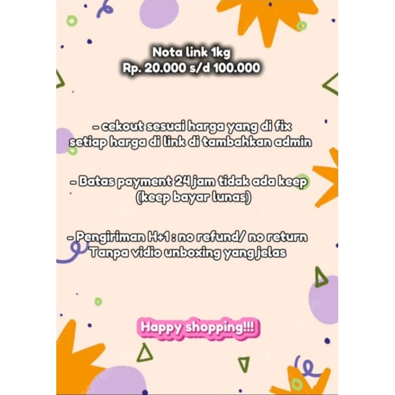 Jual Nota Live 1kg,, 20k - 100k + adm | Shopee Indonesia