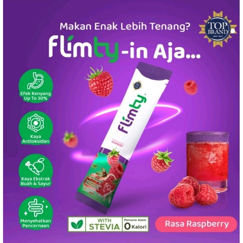Jual Flimty Fiber Raspberry (1 Sachet) Cobain Dulu Original | Shopee ...