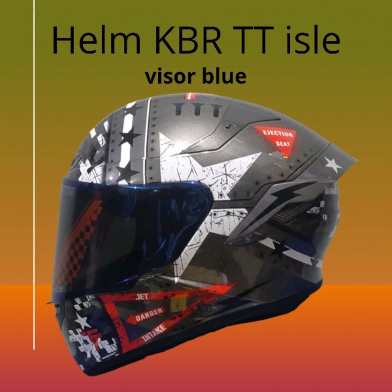 Jual helm kbr full face kekinian viral ttc TT isle SNI helmet dewasa ...