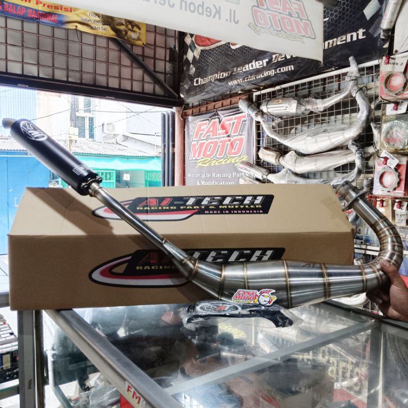 Jual Knalpot Aitech RX King Cobra Stainless Steel | Shopee Indonesia