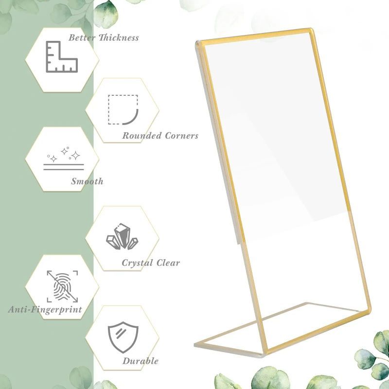 Jual Akrilik Display Stand Brosur Holder Menu Akrilik Brosur A4 A5 A6 ...