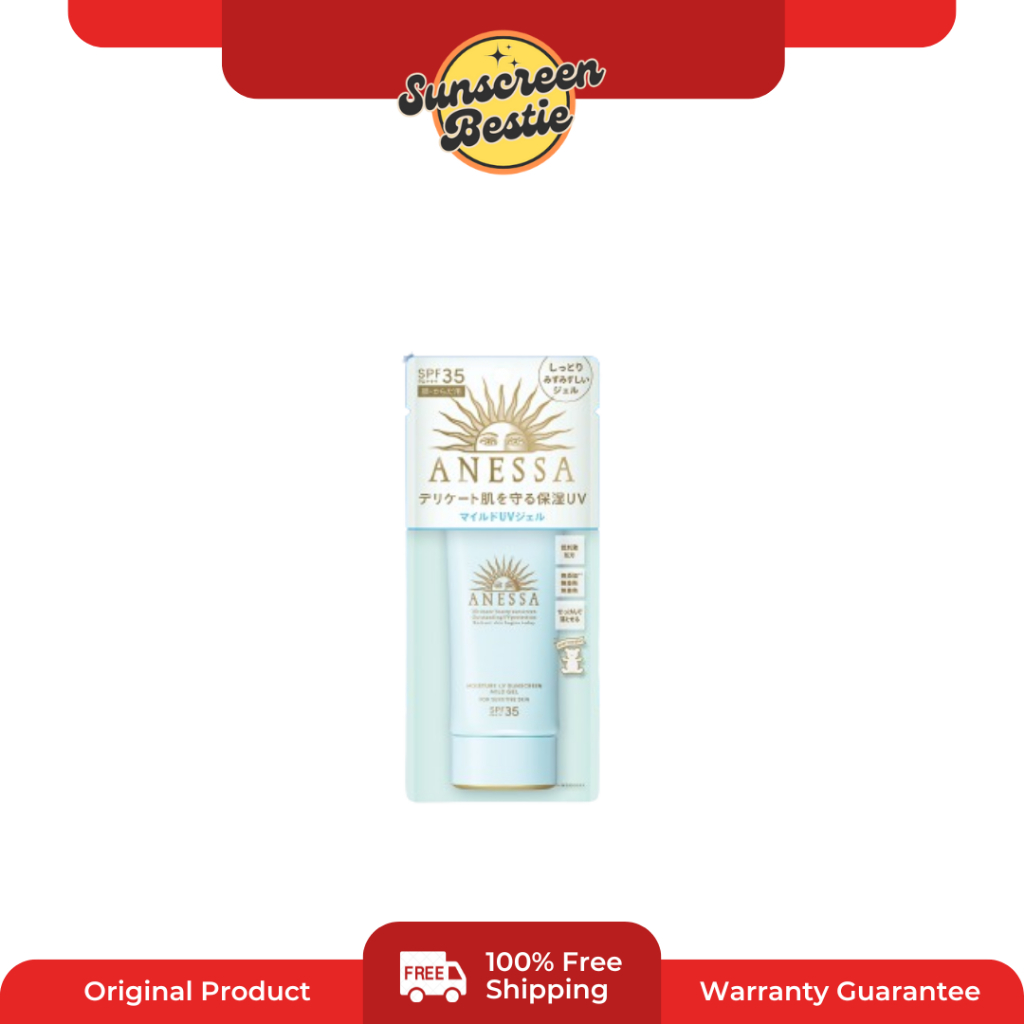 Jual ANESSA MINERAL UV SUNSCREEN MILD GEL SPF 35 PA+++ 90 GR | Shopee Indonesia