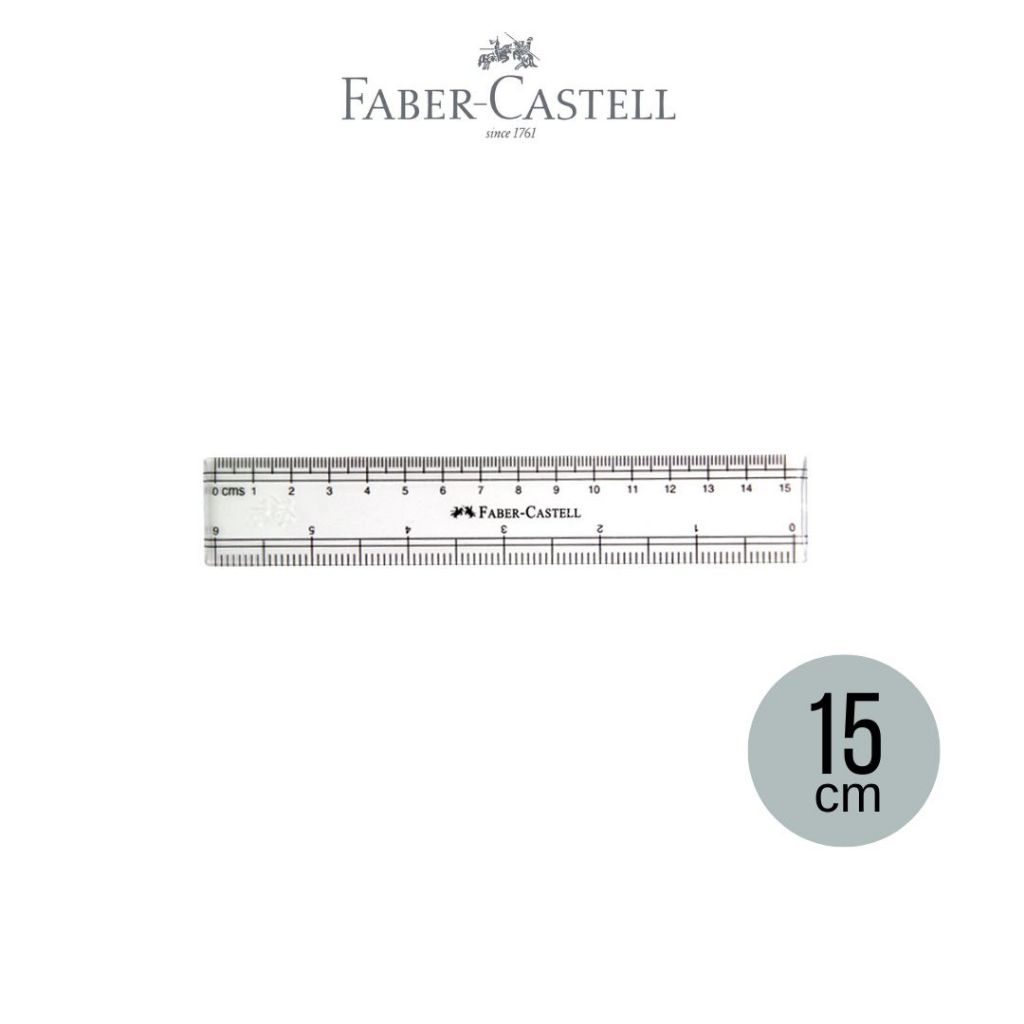 Jual Faber-Castell Penggaris Ruler Scale Sekolah 15cm 30cm | Shopee ...