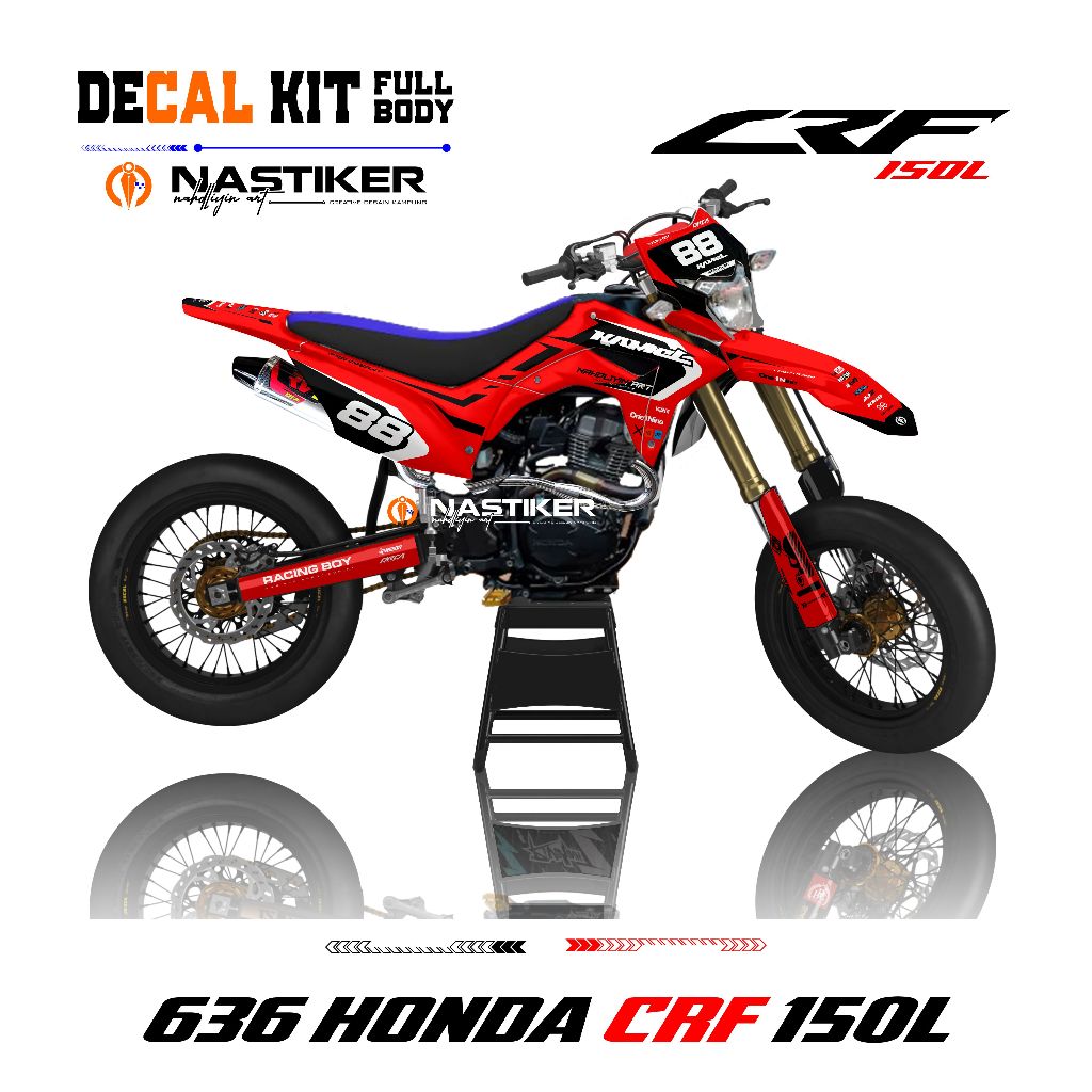 Jual Custom decal KIT stiker decal crf 150L full body free request ...