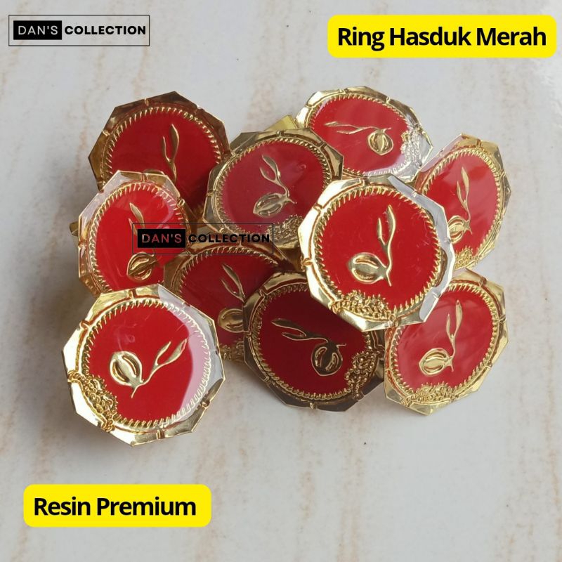 Jual Ring Hasduk Pramuka Penggalang Merah Bahan Kuningan Lapis Resin ...