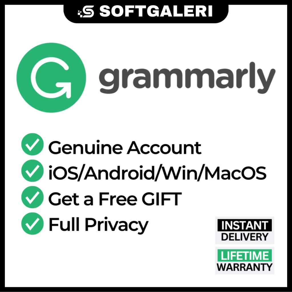 Jual 𝗚𝗿𝗮𝗺𝗺𝗮𝗿𝗹𝘆 𝗟𝗶𝗳𝗲𝘁𝗶𝗺𝗲 𝗣𝗿𝗺𝗶𝘂𝗺 𝐏𝐑𝐈𝐕𝐀𝐓𝐄 & 𝐏𝐄𝐑𝐒𝐎𝐍𝐀𝐋 ⚡ 𝙂𝙧𝙖𝙢𝙢𝙖𝙧𝙡𝙮 𝙂𝙤 ⚡ | Shopee Indonesia