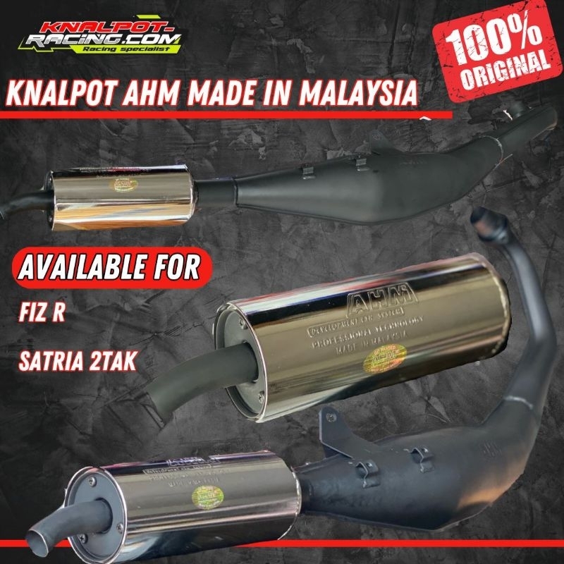Jual KNALPOT AHM PROFESIONAL YAMAHA FIZR SATRIA 125z ORIGINAL MALAYSIA ...